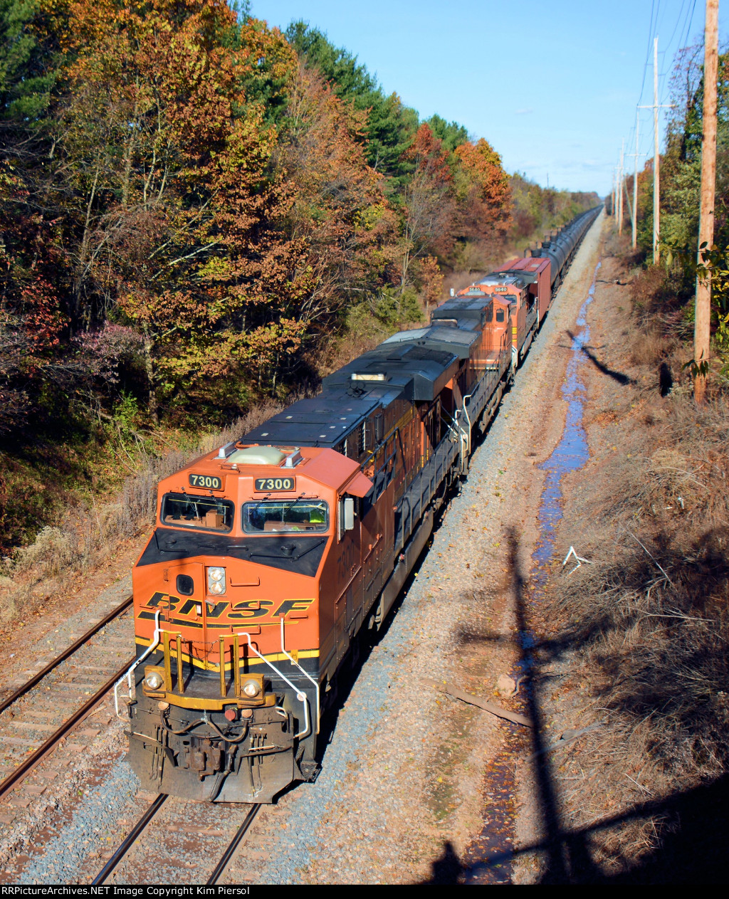 BNSF 7300 CSX Train K040 Crude Oil Loads